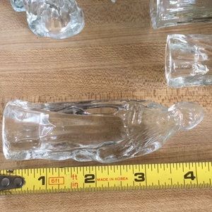 Catholic | Art | New 6piece Clear Glass Nativity Set | Poshmark